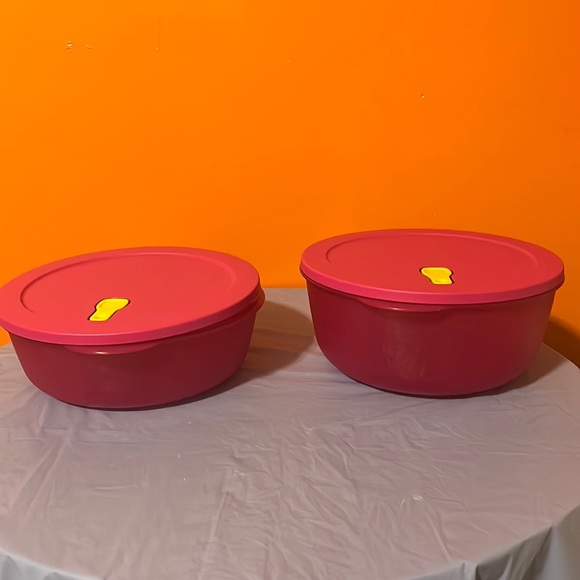 Tupperware | Kitchen | Tupperware Crystalwave Large Container Set Of 2 ...